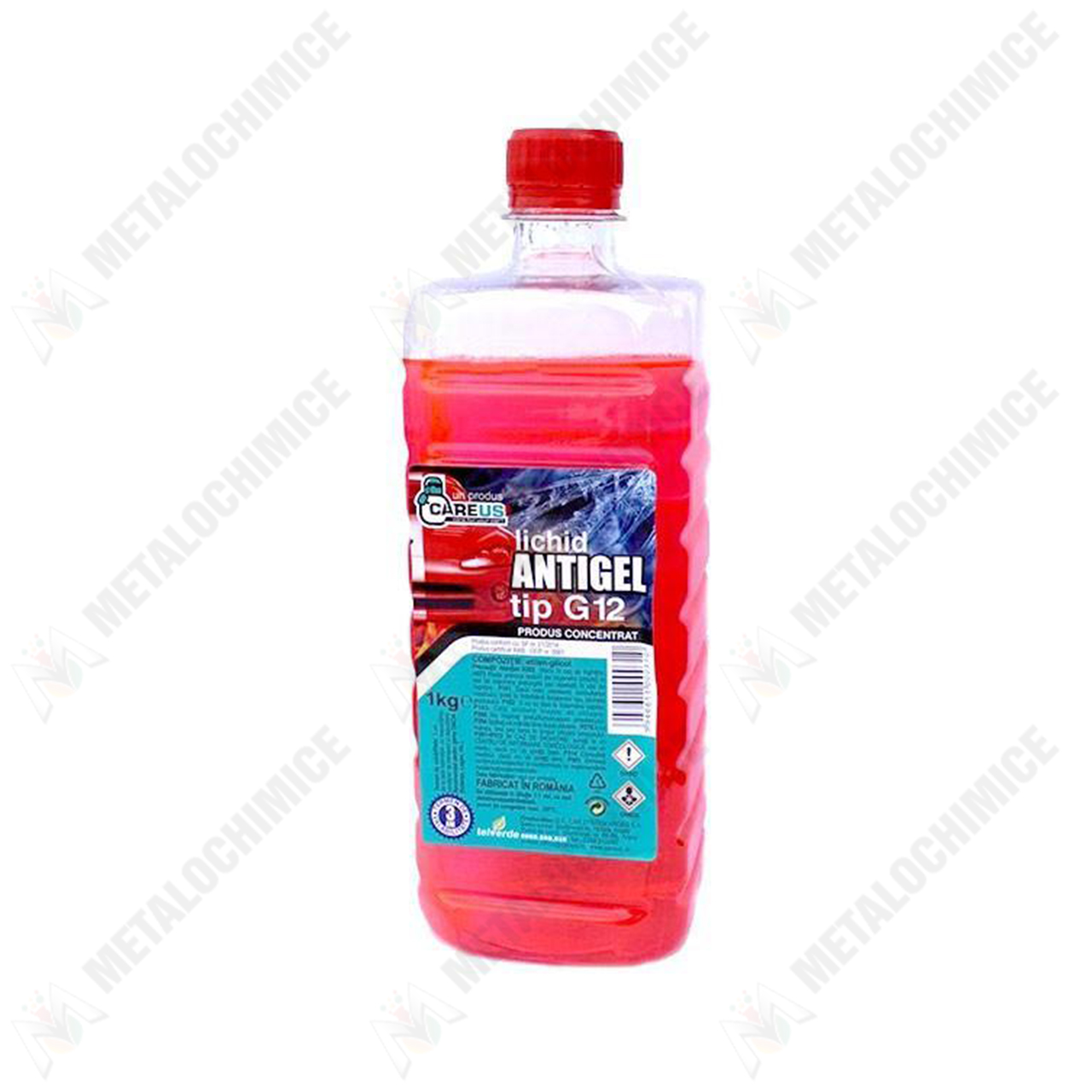 Careus Antigel G12 roz, 1 L - MetaloChimice