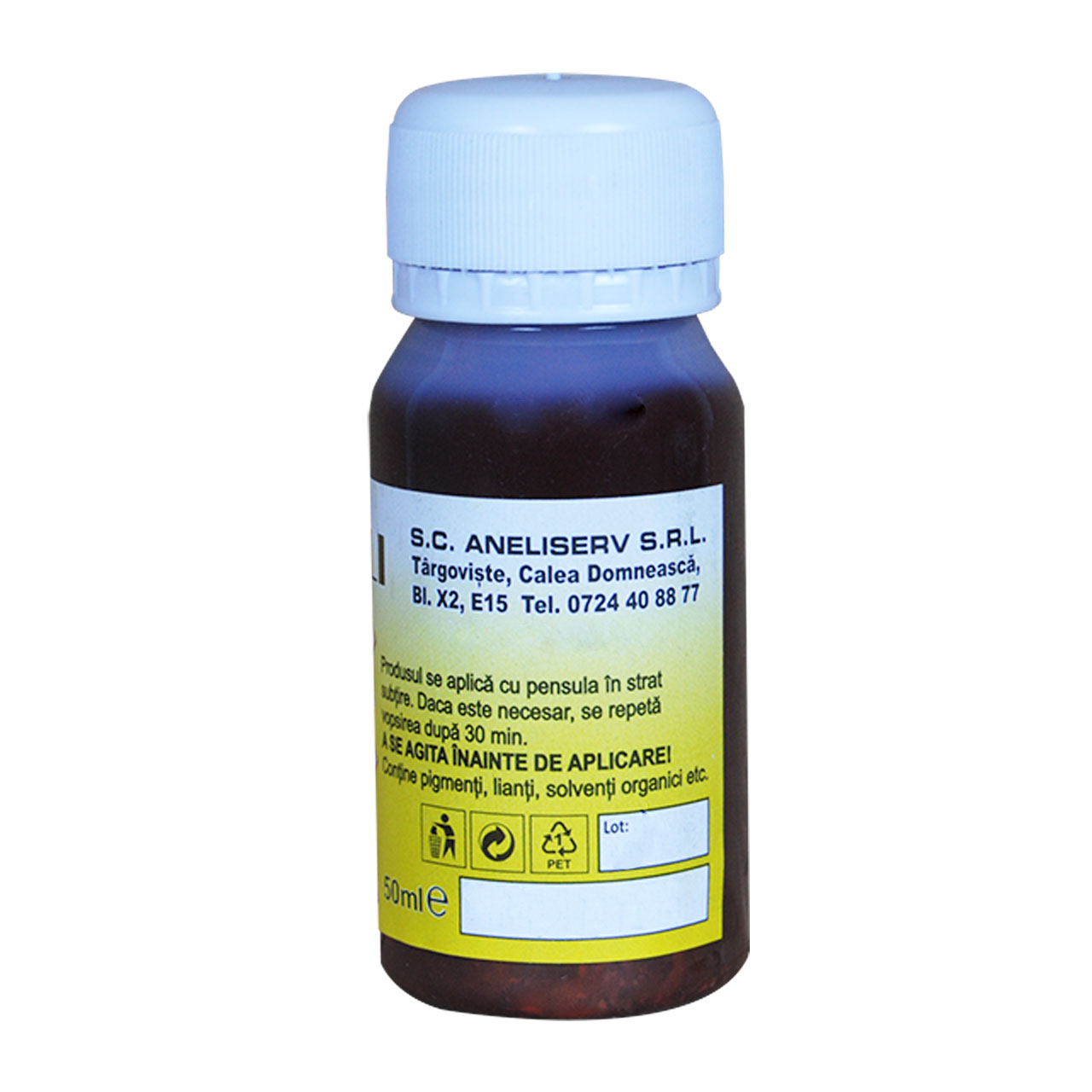 Sigmaron Vopsea piele naturala, maro, 50 ml – MetaloChimice