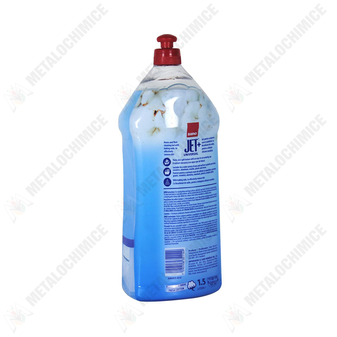 Sano Jet Gel cu Bicarbonat , 1.5L Solutie pentru curatenie generala ...