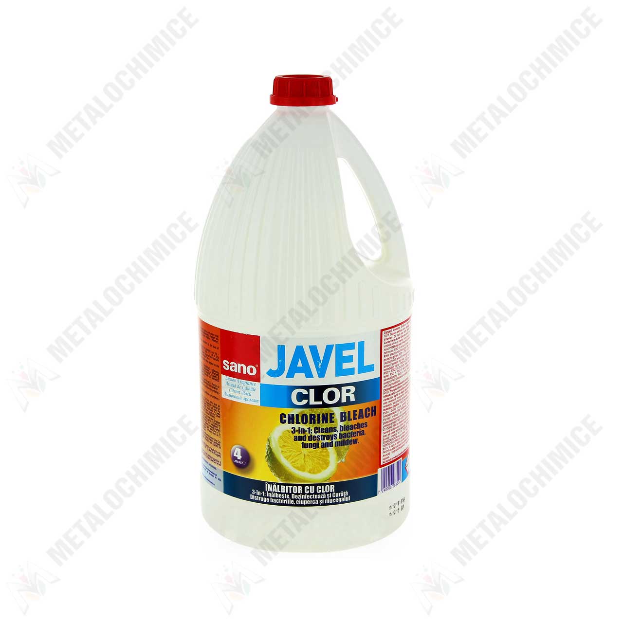 Sano Javel Clor 4 L lemon - MetaloChimice