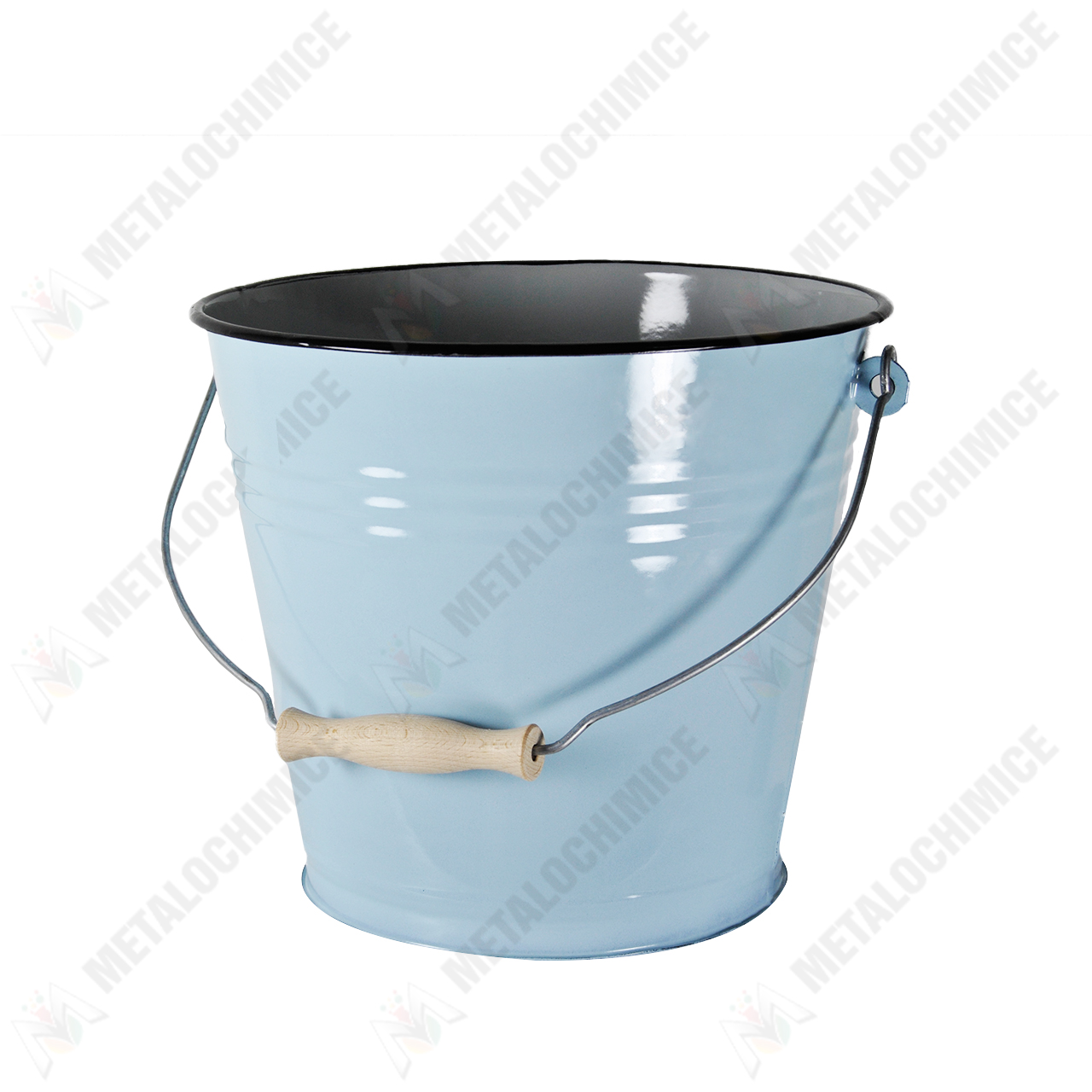 Galeata tabla emailata 10 L, bleu – MetaloChimice