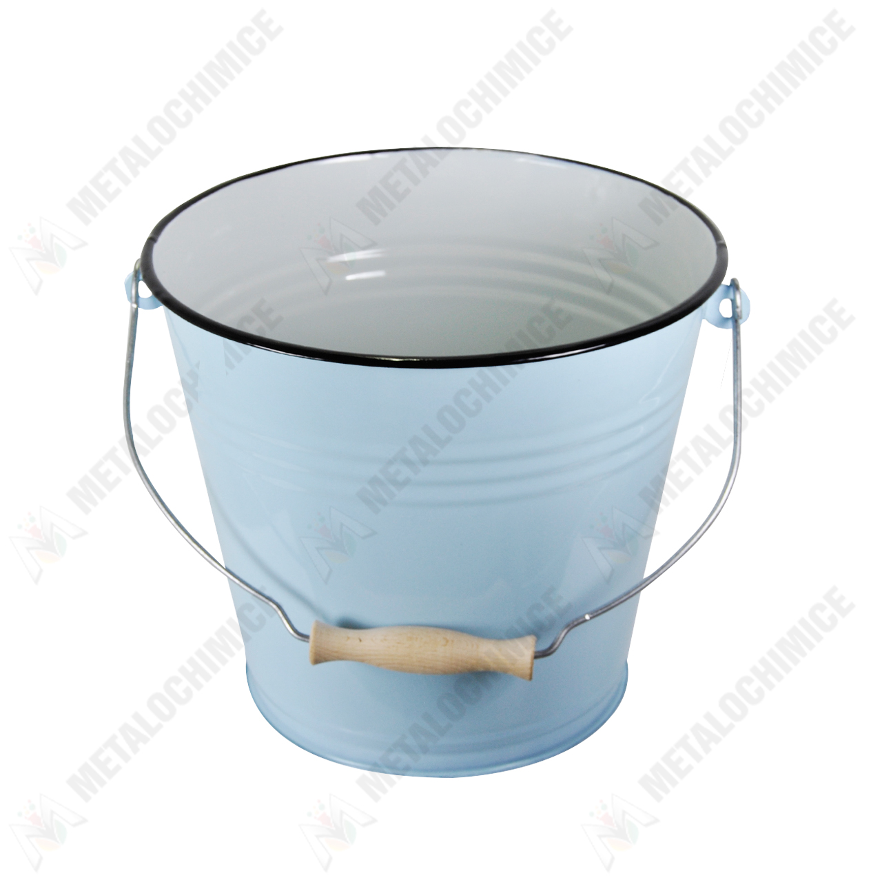 Galeata tabla emailata 10 L, bleu – MetaloChimice