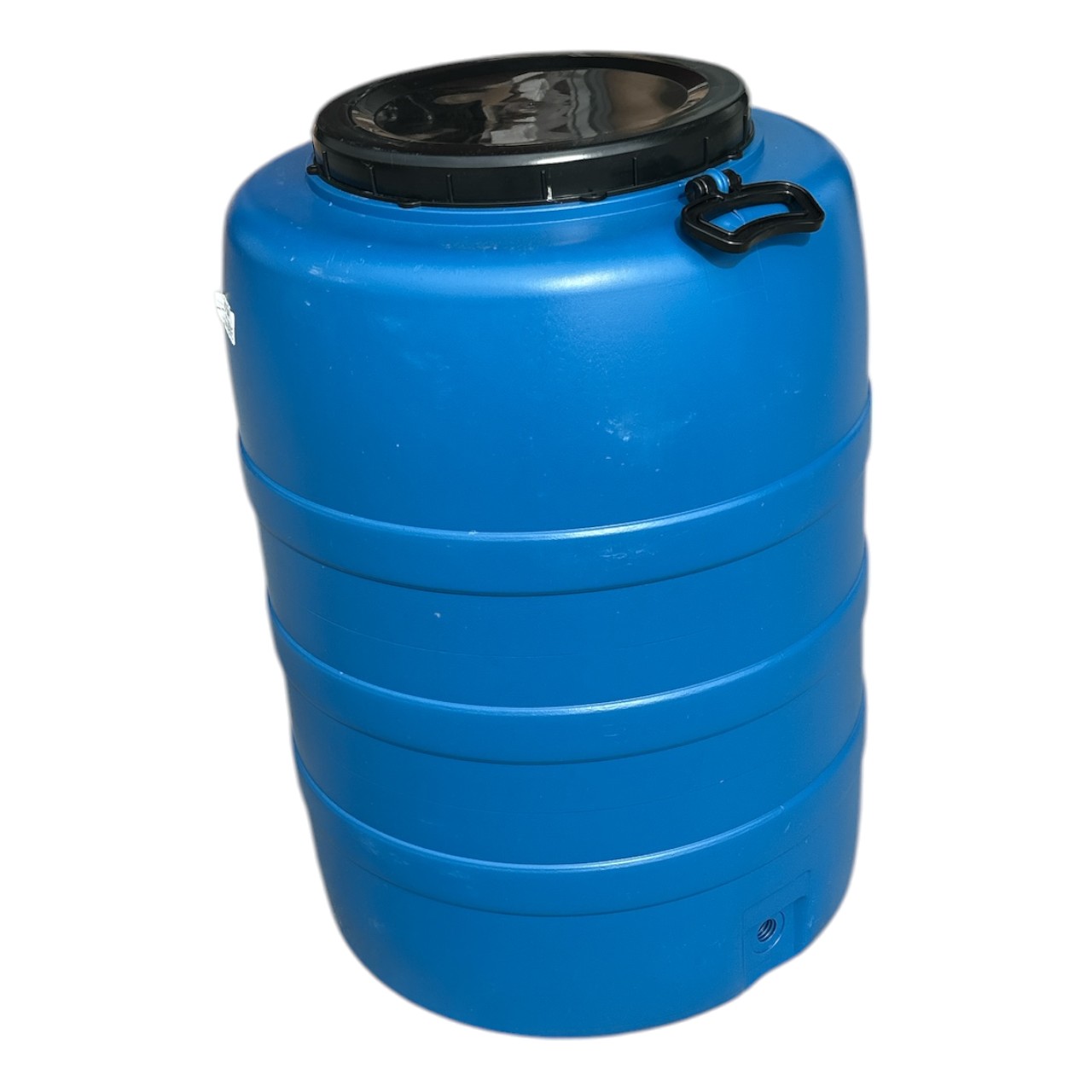 Butoi plastic 120 l (litri) cu manere mobile si capac - MetaloChimice