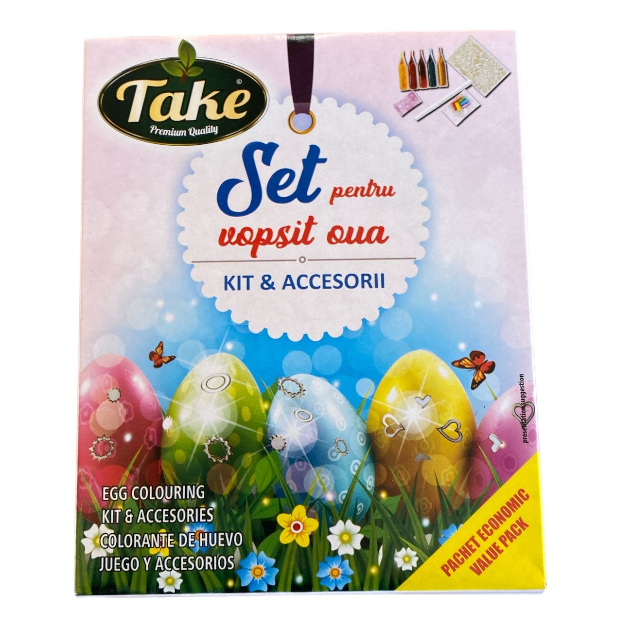 TAKE Set pentru vopsit 120 oua de paste - MetaloChimice