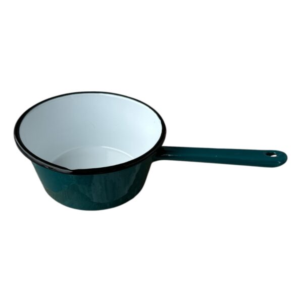 Ibric emailat cu cioc si coada, 1L (16 cm) - MetaloChimice