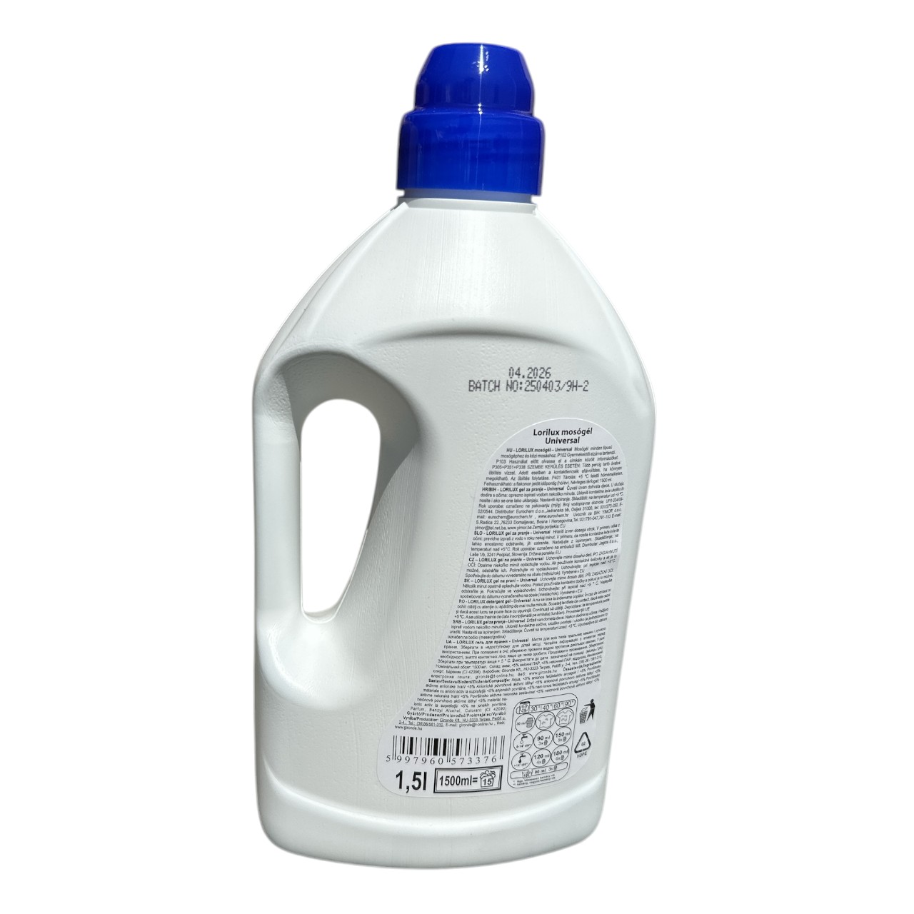 Detergent de rufe lichid Lorilux Universal 1.5 L - MetaloChimice