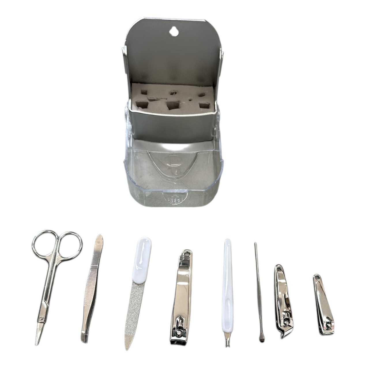 Trusa manichiura, pedichiura, 8 ustensile - MetaloChimice