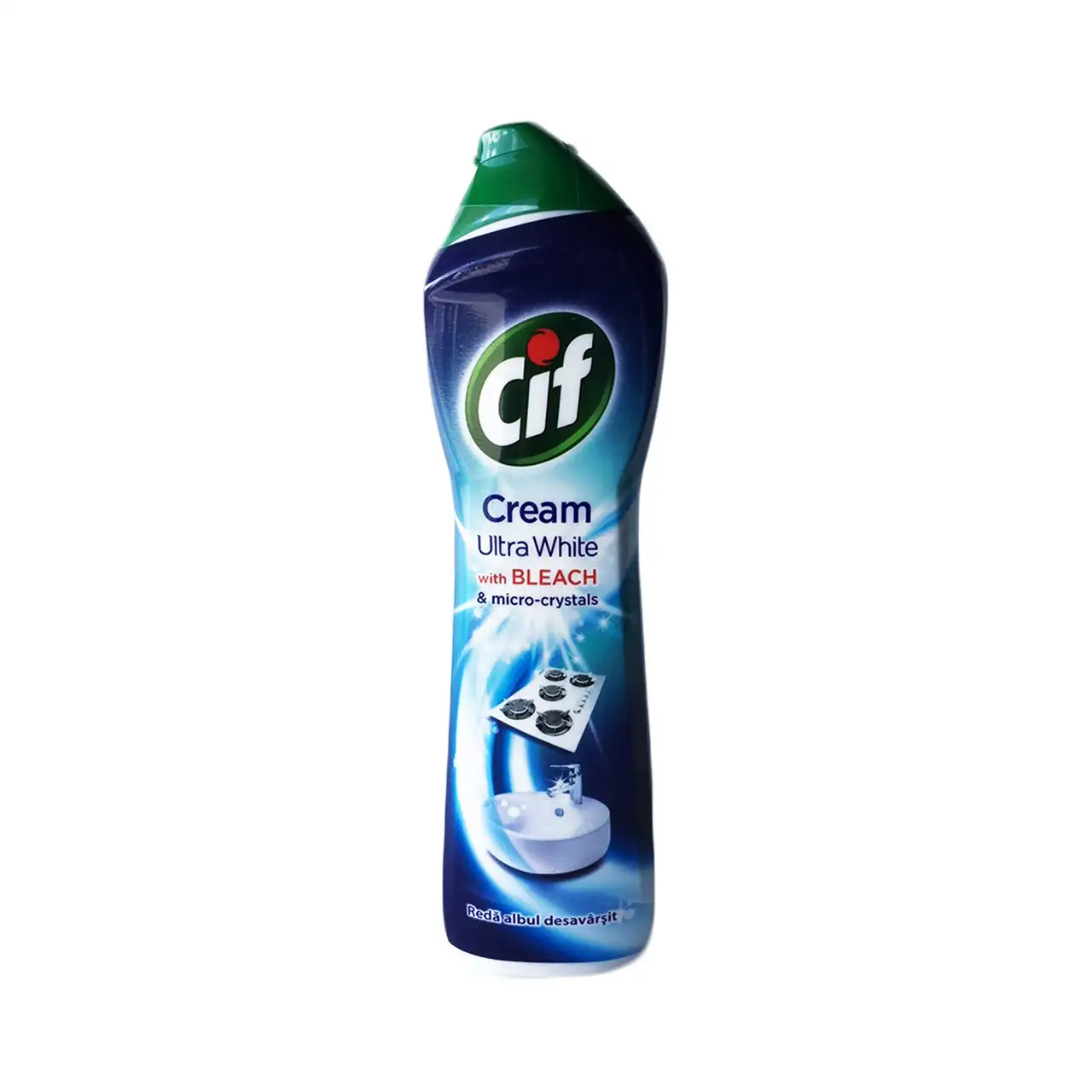 Cif Ultra White cream with bleach 500ml - MetaloChimice