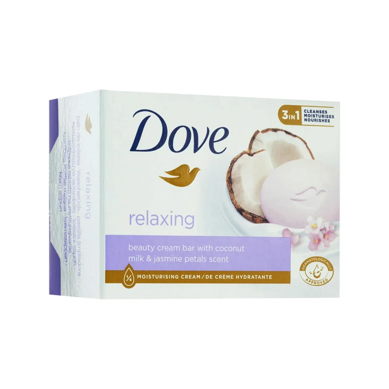 Dove Relaxing Sapun cu lapte de cocos si iasomie, 90g - MetaloChimice