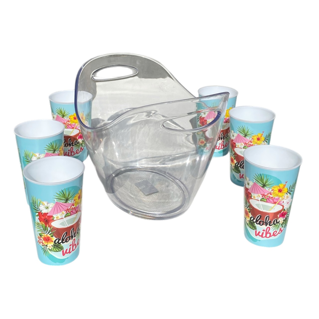 Frapiera Gheta Din Plastic + 6 Pahare Reutilizabile - MetaloChimice