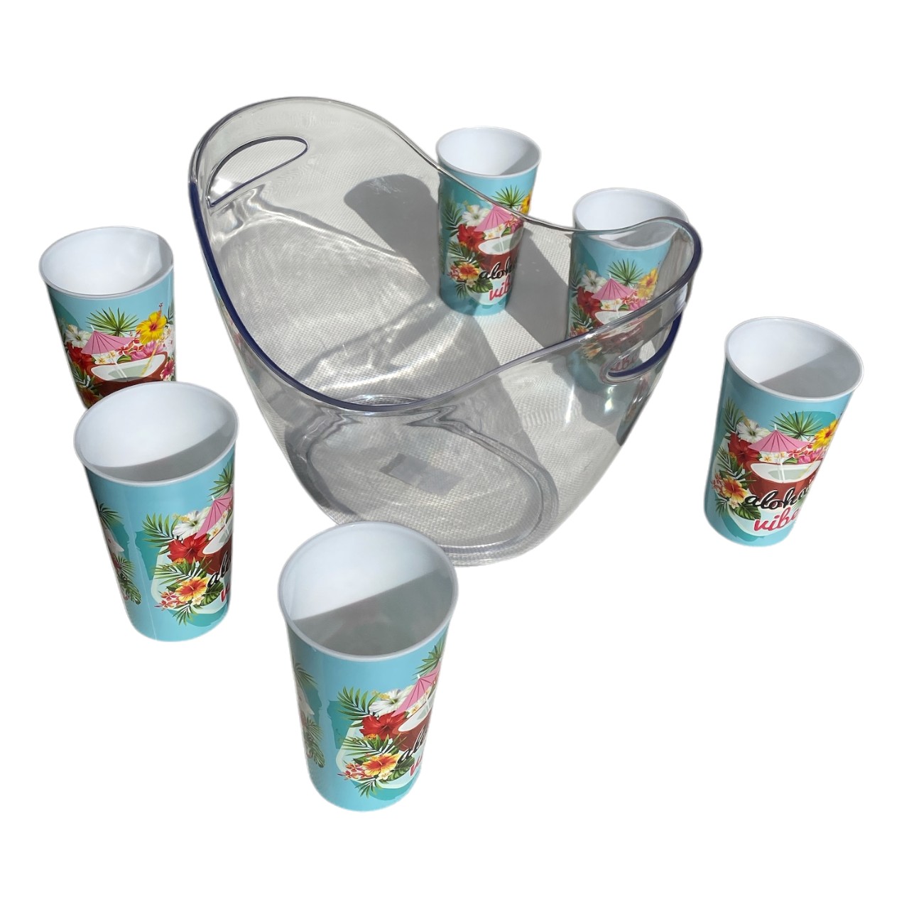 Frapiera Gheta Din Plastic + 6 Pahare Reutilizabile - MetaloChimice