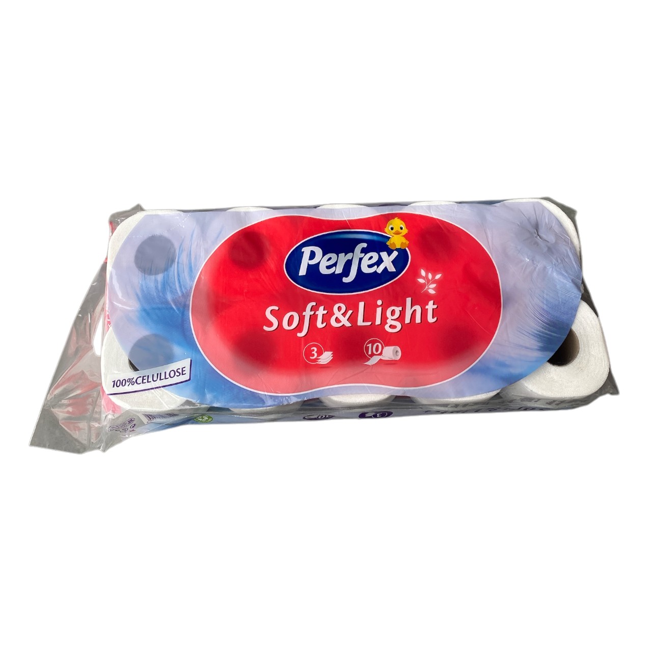 Hartie igienica (Perfex) 3 straturi, 10 role, Soft&Light - MetaloChimice