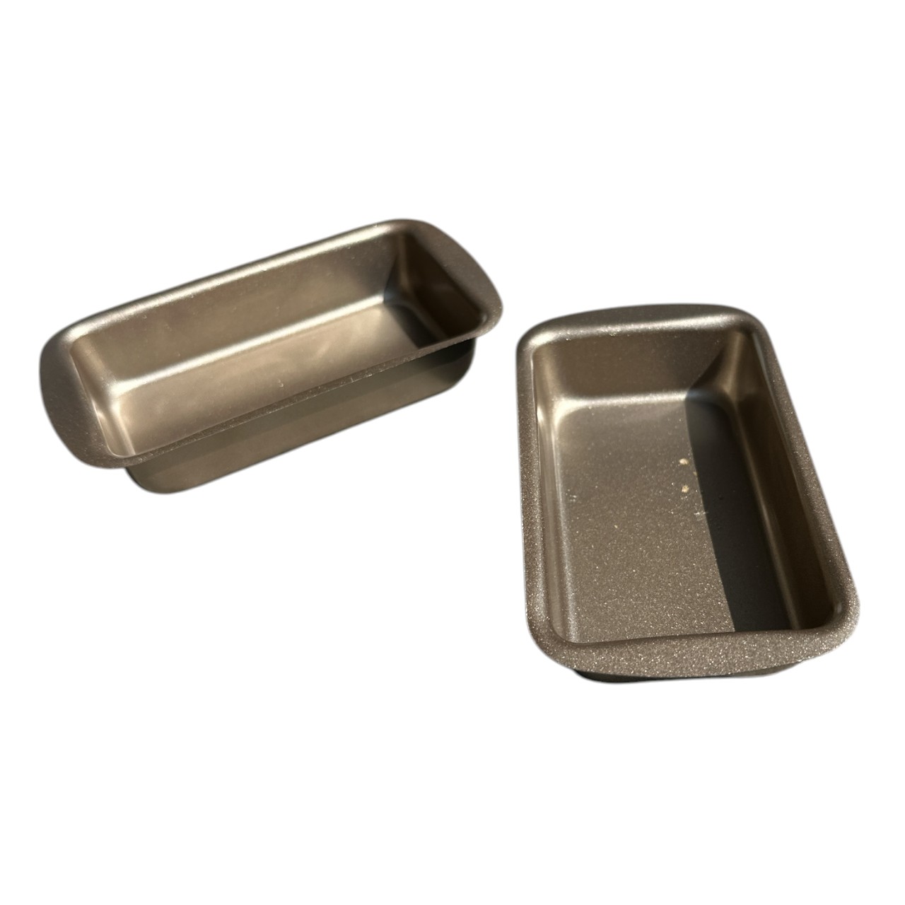 Tavi de copt dreptunghiulare 11x6 cm, set 2 bucati - MetaloChimice