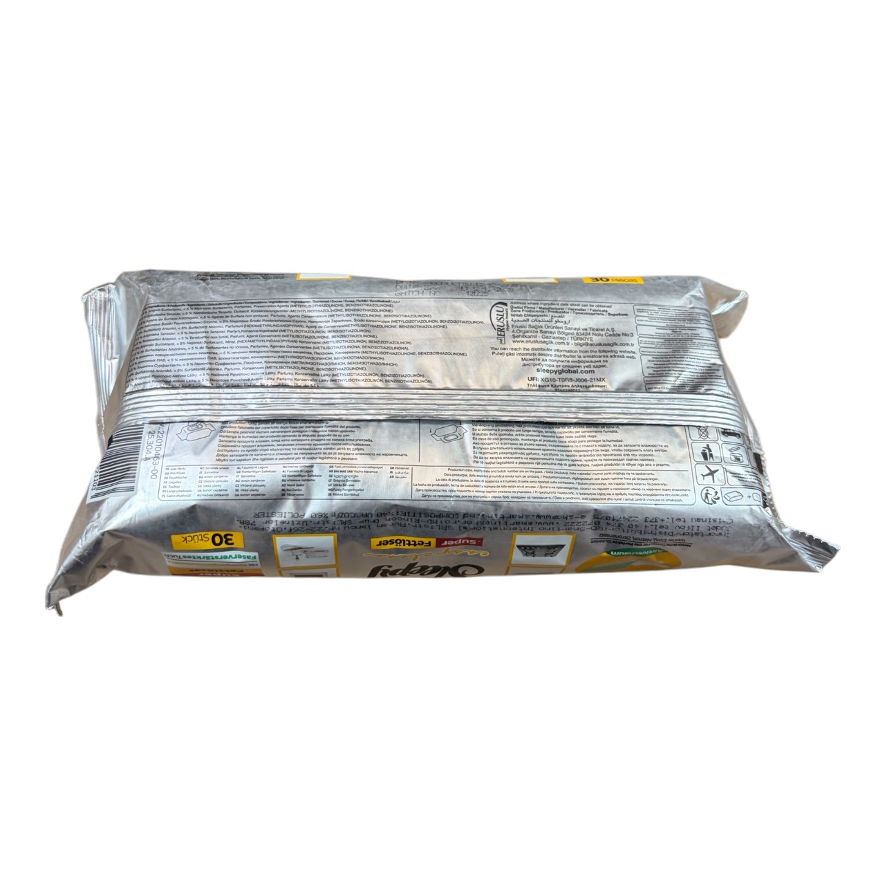 Sleepy Servetele umede (Prosop) Degresant , 30 bucati - MetaloChimice